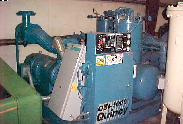 QUINCY QC1000 Air Compressors, 250 hp, ~1996/97 yrs.