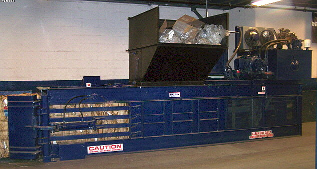 MAX-PAK Model HCE Horizontal Baler,