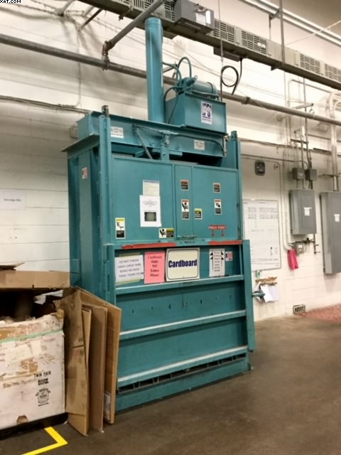 IPS Vertical Cardboard Baler, Model V-606HD,