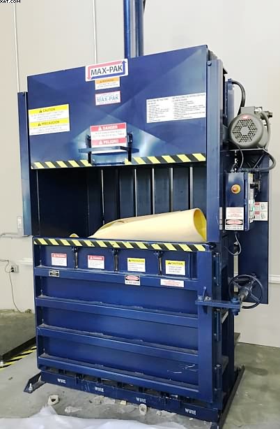 MAX-PAK Baler, Model MP60F, single box, downpacking,