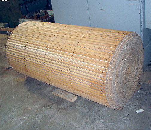 Wood Slat Aprons, NEW, 59.5" W. x 75' L.,