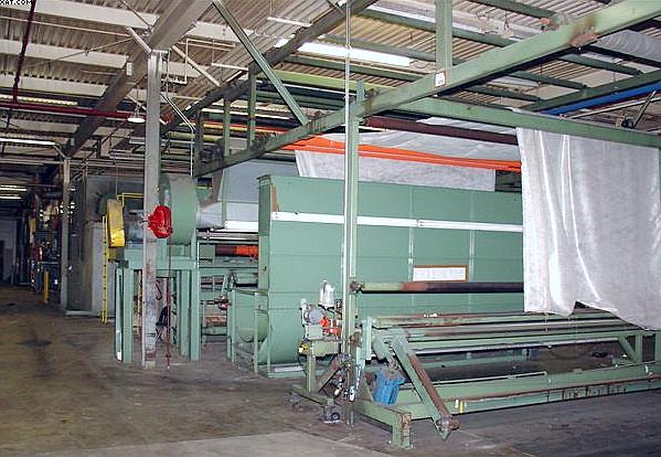 Carpet Coating Line, for 80" to 160" wide carpet / rugs.