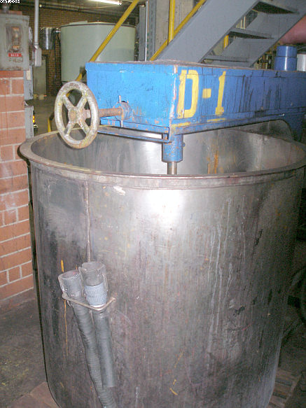 HOCKMEYER Mixer and Stainless Steel Mixing Tank,