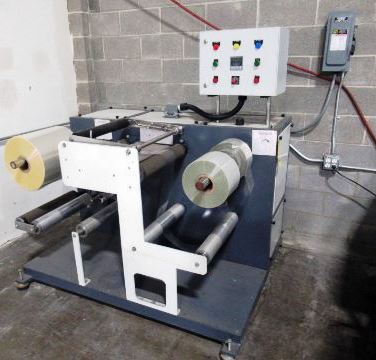 CUSTOM Salvage Rewinder, 18" working width, 2017 yr.