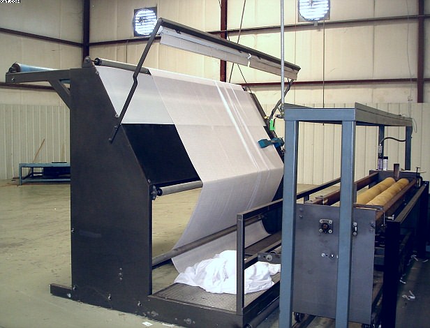 BYARS (?) Inspection Frame, 130 " wide,