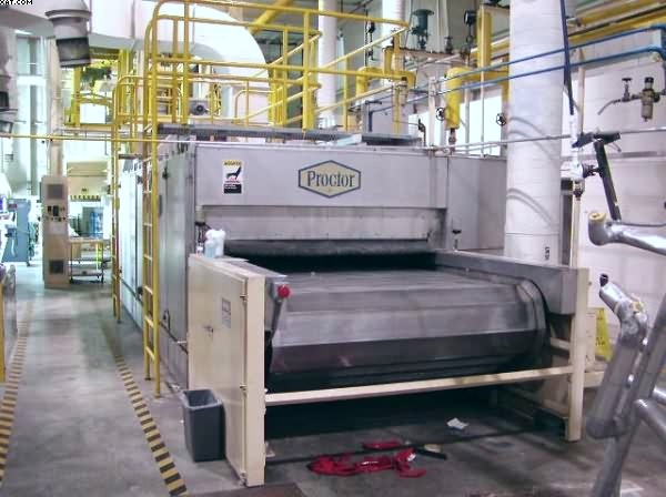 PROCTOR & SCHWARTZ Conveyor Dryer, 1989 yr, 78" x 35' stainless