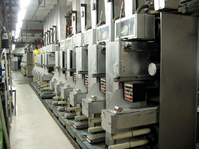 BARMAG Type STM 25 BCF Extrusion Lines, nylon 6.