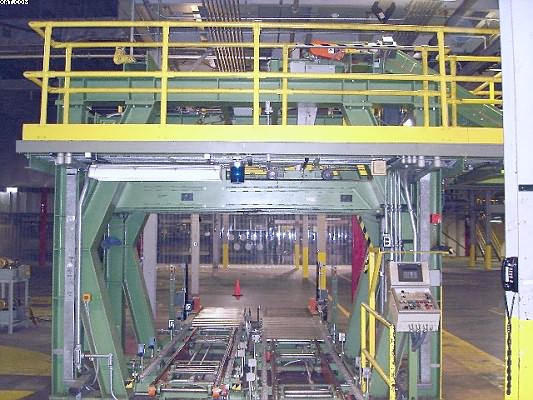 AUTEFA Piddler / Festooner, Allen Bradley controls.