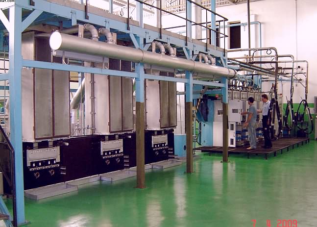 BARMAG Tri Color BCF Extrusion Line, 1994 yr,