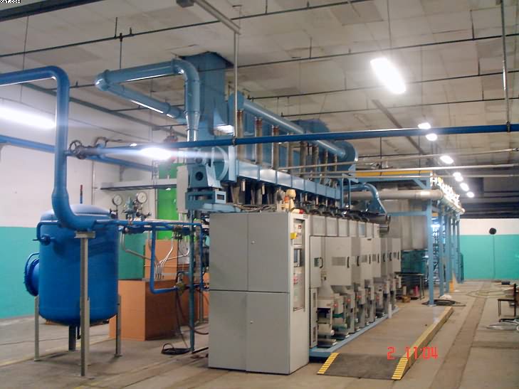 BARMAG Speetex STM=16/4-8 BCF Extrusion Line, 1997 yr.