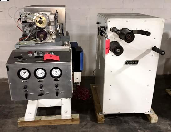 DM&E CL 21 Crimper, 32mm rolls, stuffer box.