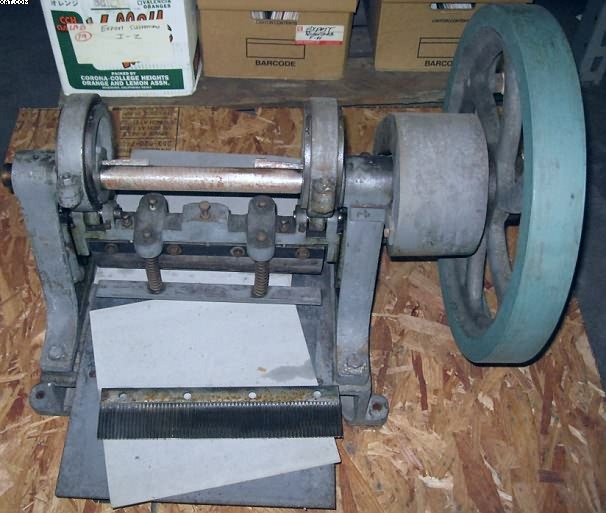JOHN T. HARDAKER Sample Cutter,