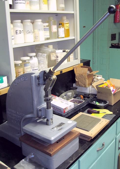 THWING-AlLBERT Alpha Sample Cutter & dies