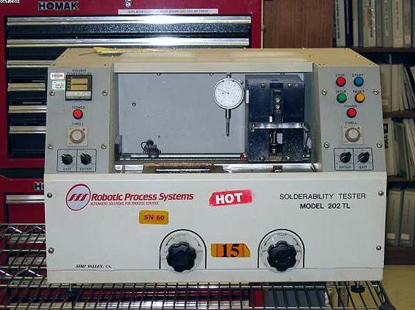 ROBOTIC PROCESS SYSTEMS Solderability Tester