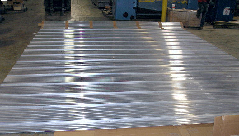 NEW Aluminum Floor Apron, 190"W x 25' L, (~4820mm W x 7620mm L)