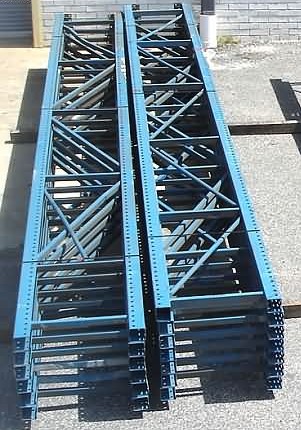 Pallet Racking, uprights 24" wide x 20'H