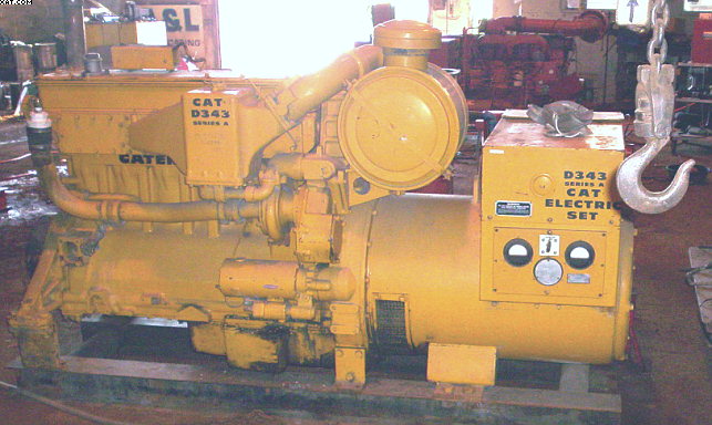CATERPILLAR Model D-343 Diesel Engine,