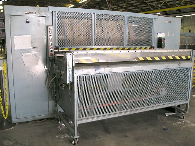 CORFINE Rotary Die Cutter, 2001 yr,90" x 70" web fed soft anvil,