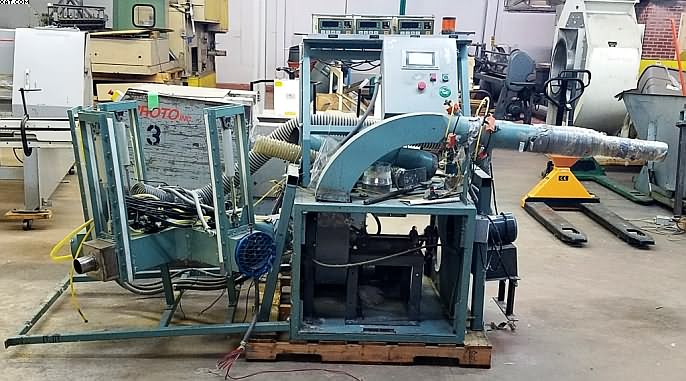Feather Blower, agitated holding bin, blower, controls.