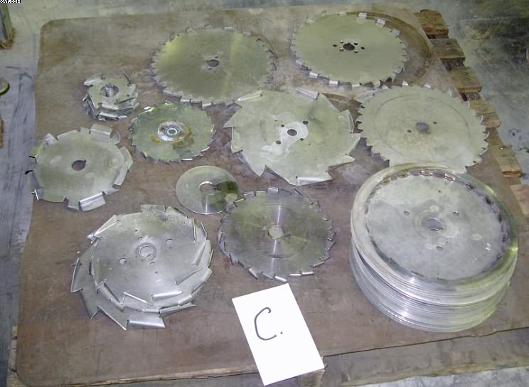 LOT OF HOCKMEYER High Shear Mixing blades,