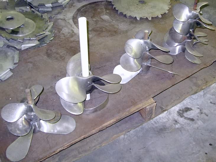 LOT OF Stainless steel Propeller blades ( 3 blade).