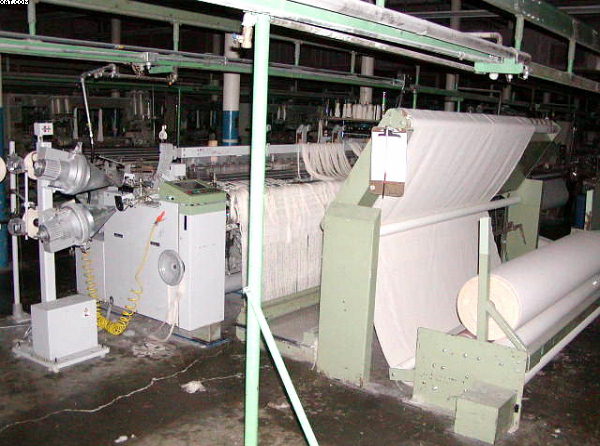 SULZER RUTI Model L5200 Air Jet Looms, 280 cm,