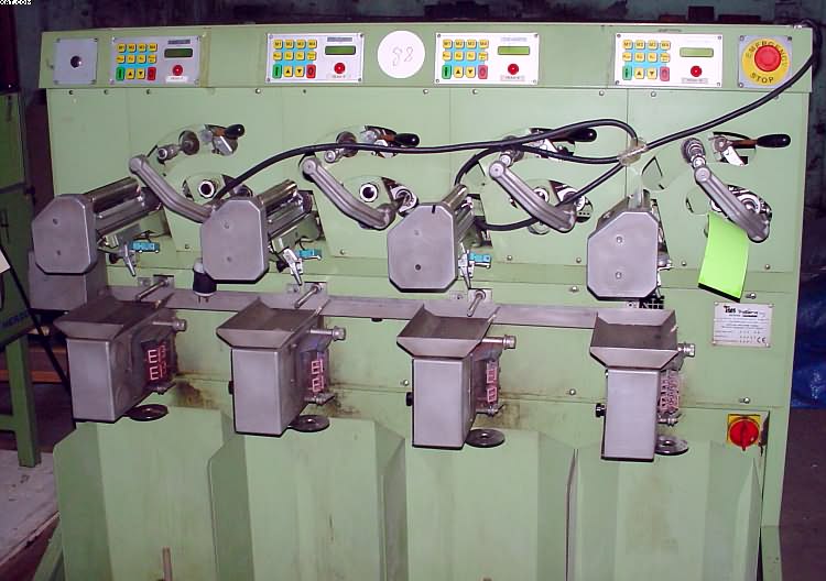 TEXILMESA Model L57KS King Spool Winder, 4 spindle,